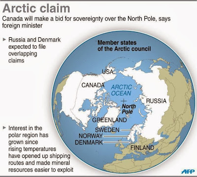 Canada uses a scientific geographical survey to lay claim to area in ...