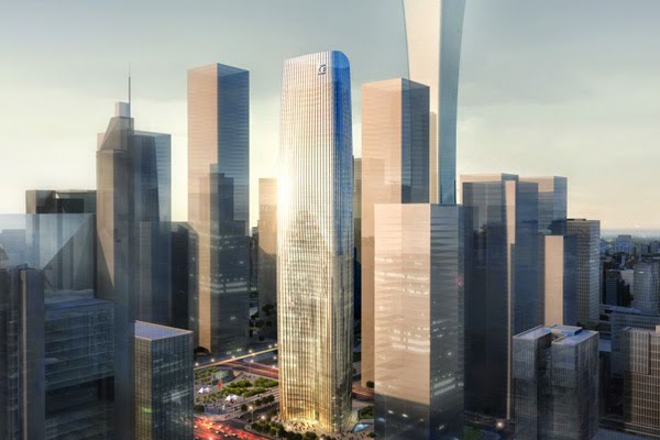 New Skyscraper Design Using Prefab Modules will curved designe elements ...