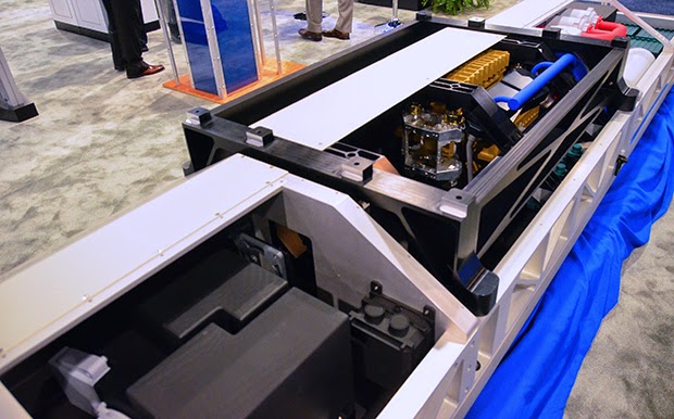 General Atomics shows off a combat laser module in the 50 kilowatt ...