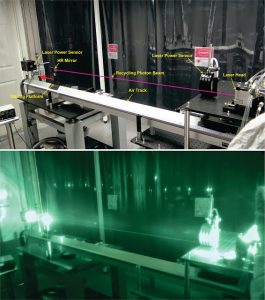 Photonic Laser Thruster has moved a one pound object on a frictionless ...