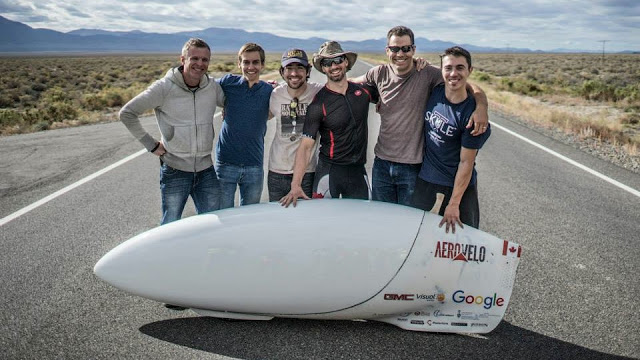 Human cyclist reaches a record 85.71 mph human powered speed record ...