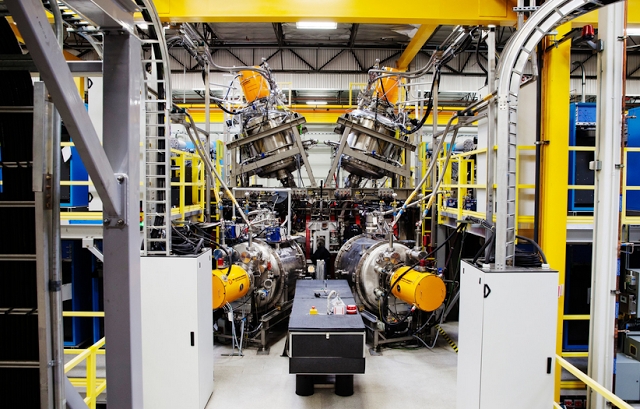 Pictures of Tri-alpha energy's nuclear fusion prototype in Time ...