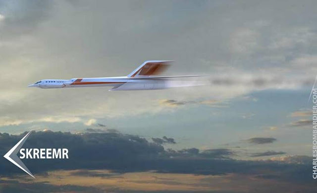 Skreemr hypersonic passenger plane design would use electromagnetic ...