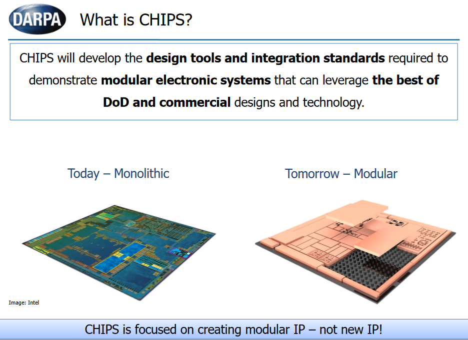 DARPA leading electronics revolution to go beyond printed circuit boards with modular chiplets ...