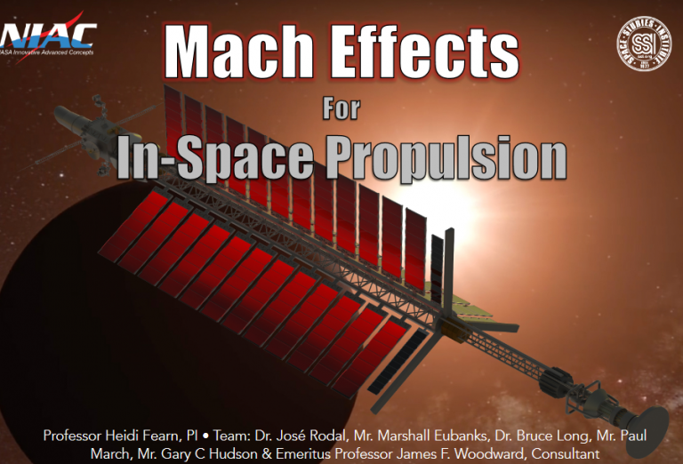 Machs Effect interstellar propellentless propulsion mission proposal at ...