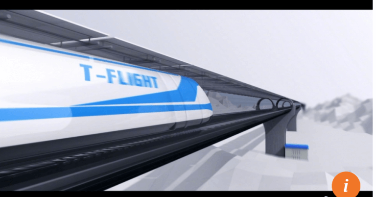 China multibillion space corporation announces 2500 mph vacuum train ...