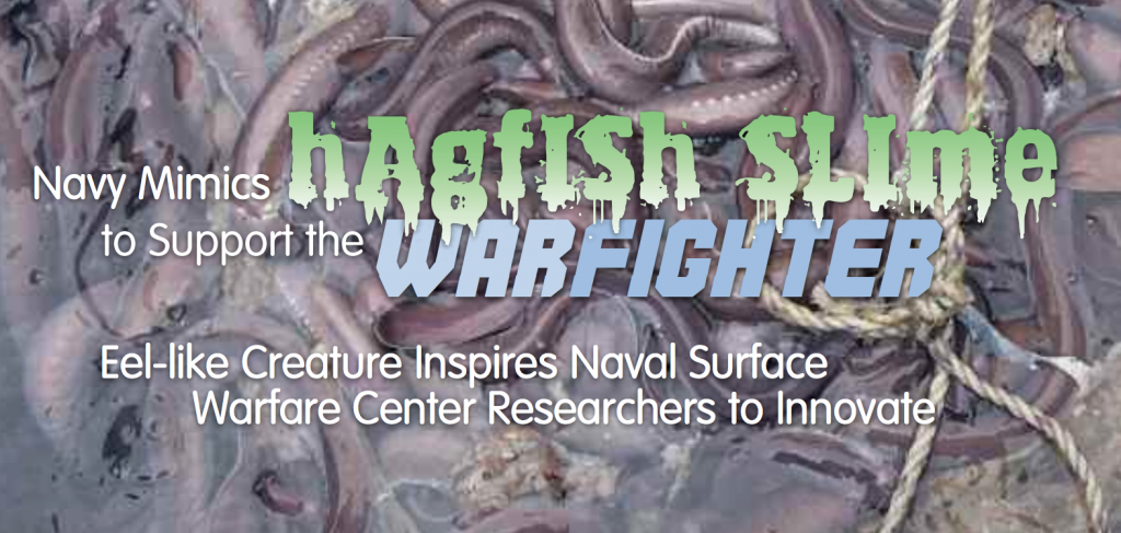 Synthetic Hagfish slime for better body armor, fire suppression and ...