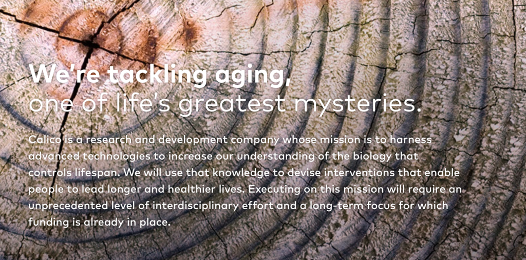 Googles Calico Labs is rechecking and rebuilding life extension ideas ...
