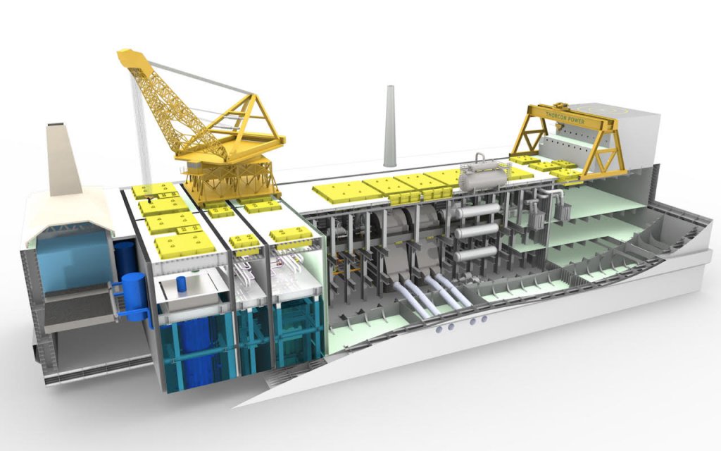 Thorcon floating supertanker molten salt reactors starting with 2021 ...