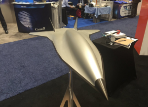 Boeing reveals the model for a competing design for a reusable ...