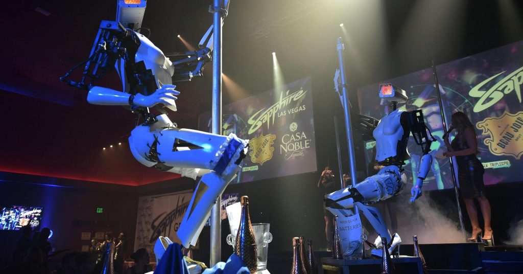 Giles Walker Pole Dancing Robots have been around for about ten years ...
