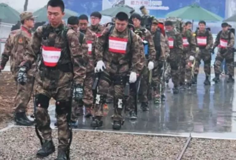 China reveals military exoskeletons which are behind current US ...