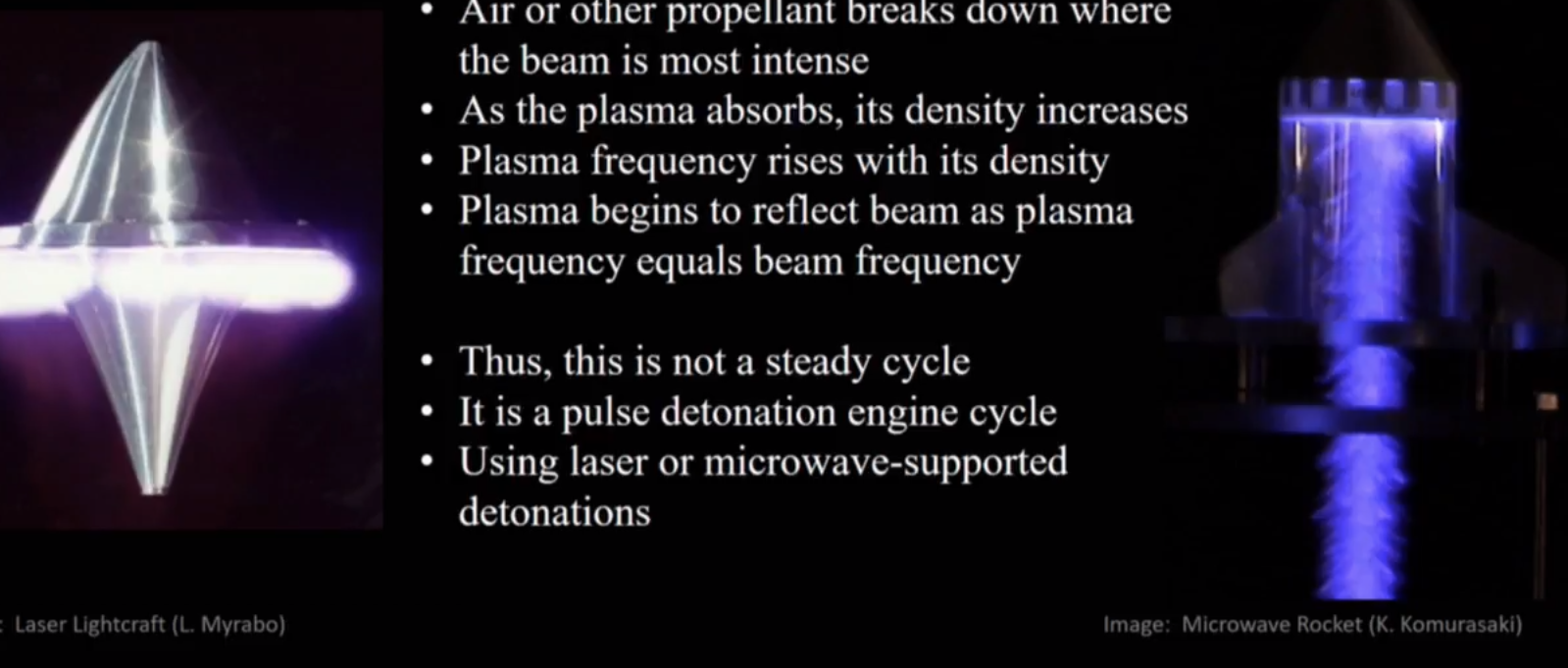 Beam propulsion background and Breakthrough starshot update ...