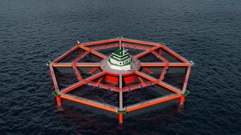 First Ocean fish farm raising 1.5 million salmon three miles off Norway ...