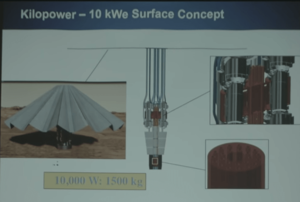 Kilopower first step to safe and power nuclear fission for space and ...