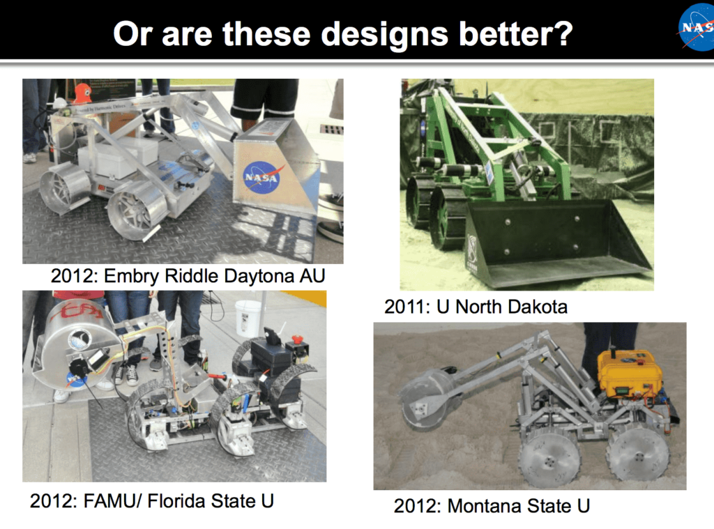 NASA Development of machines to build on Mars and the Moon ...