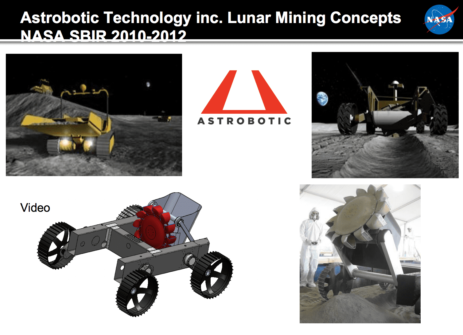 NASA Development of machines to build on Mars and the Moon ...
