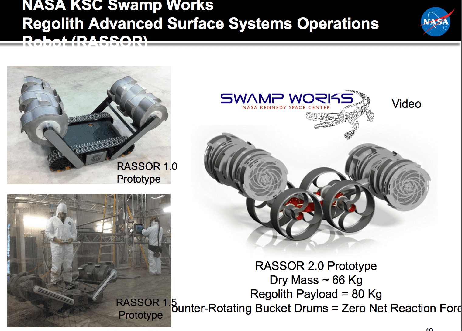 NASA Development of machines to build on Mars and the Moon ...