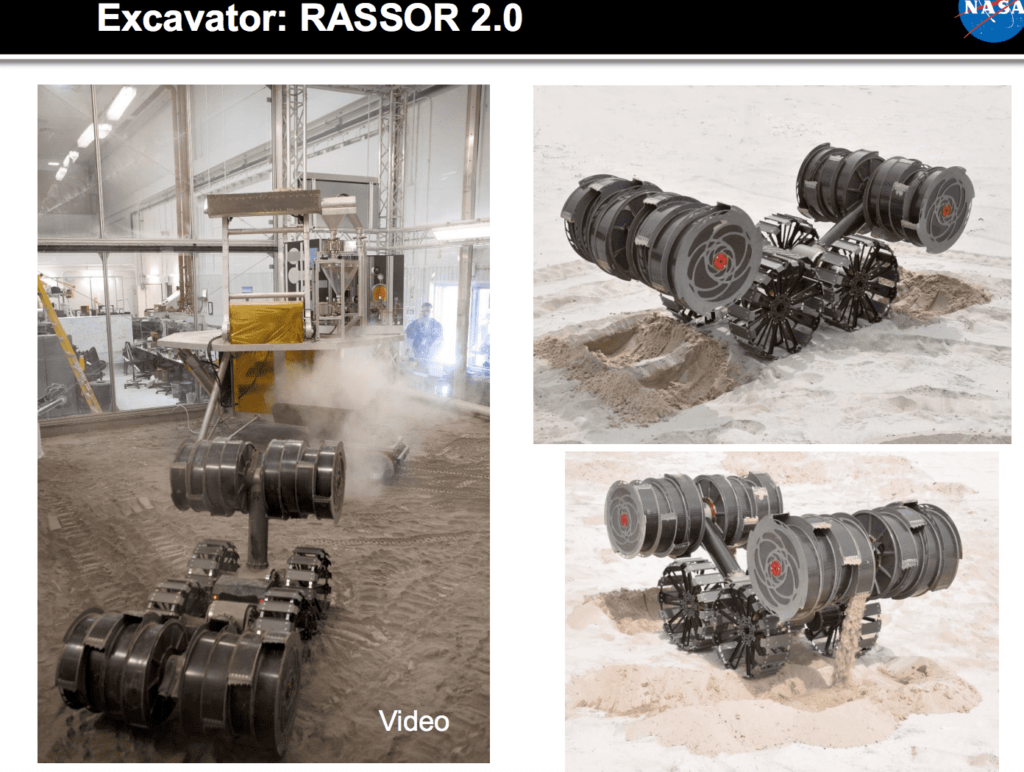 NASA Development of machines to build on Mars and the Moon ...