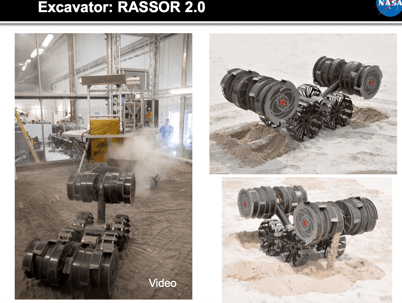 NASA Development of machines to build on Mars and the Moon ...