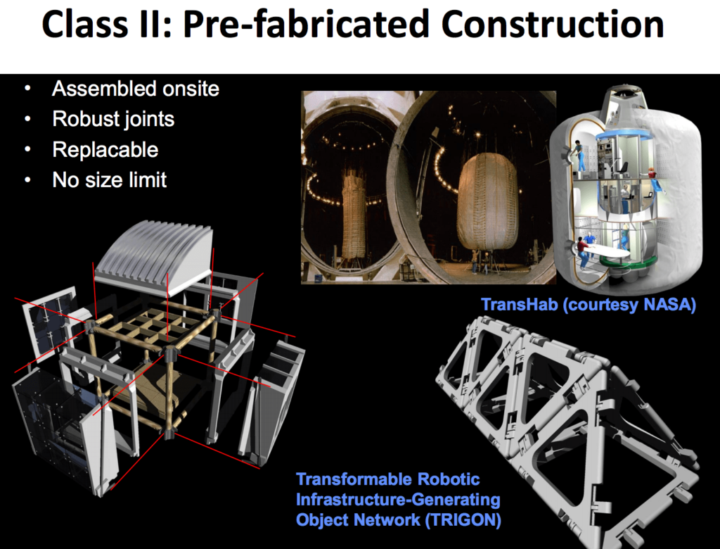 NASA Development of machines to build on Mars and the Moon ...