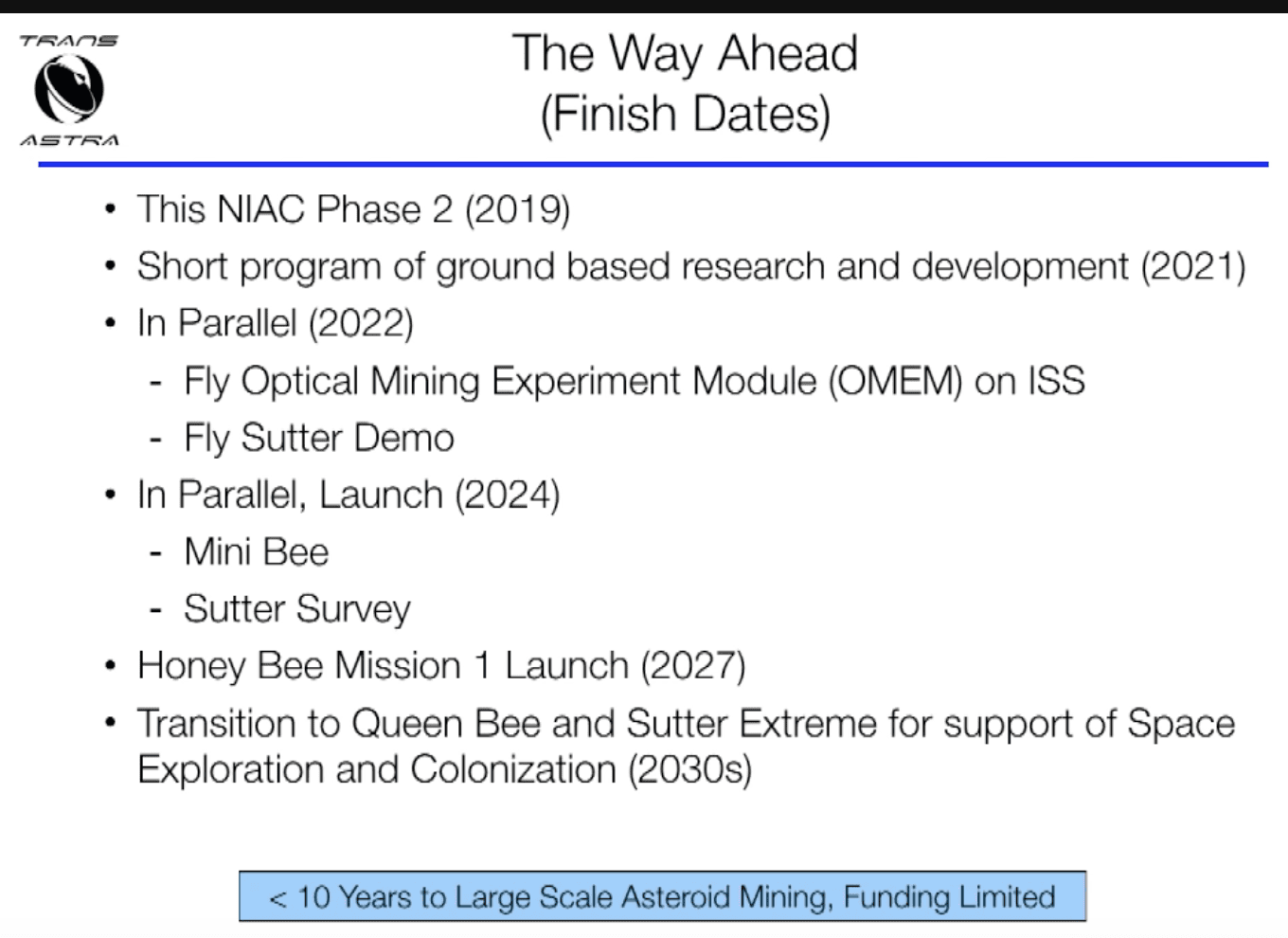 Transastra optical mining of asteroids | NextBigFuture.com