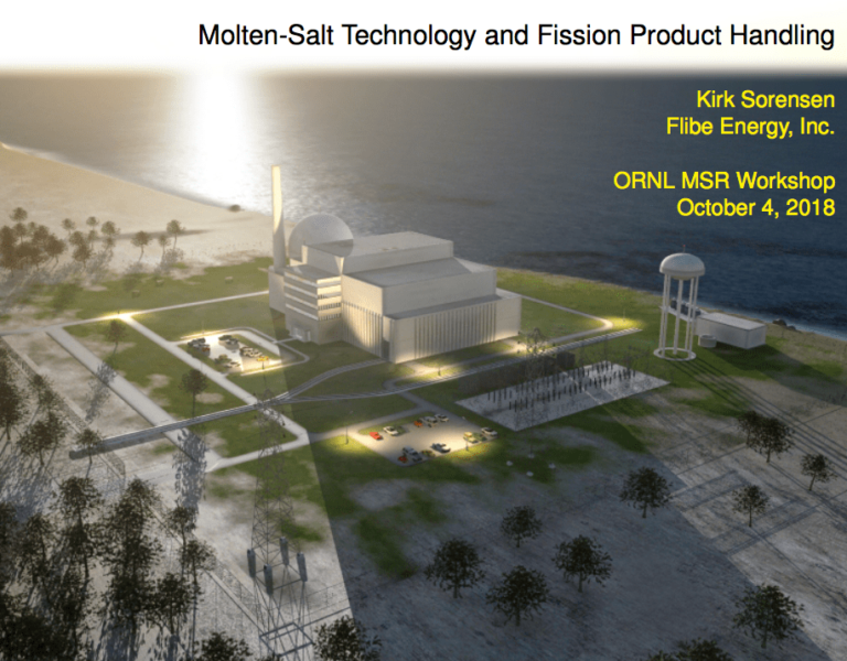 Flibe Energy has $2.6 million for molten salt nuclear research ...
