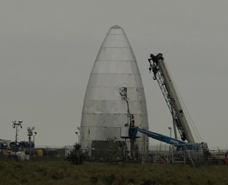 Three Raptor Engines Revealed on SpaceX Starship Hopper | NextBigFuture.com