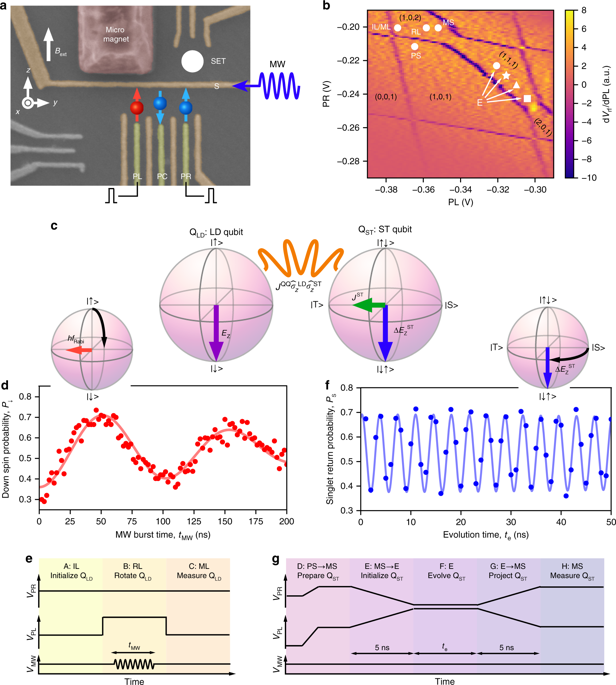 Two Different Quantum Dot Qubits Combined to Overcome Limitations ...