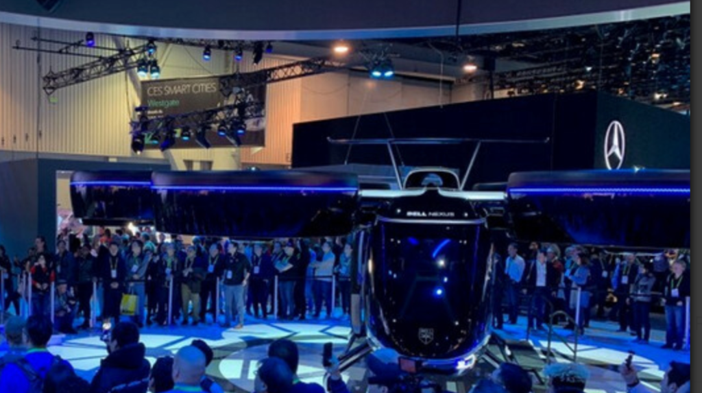 Bell Unveiled a Full Scale VTOL Air Taxi at CES and Elon Says the 2020 ...
