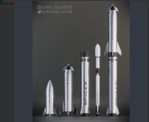 SpaceX Super Heavy Starship, StarHopper and Falcon 9 Compared ...
