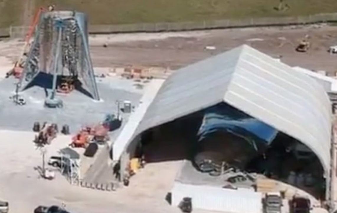 New SpaceX Starhopper Nose Cone Should Be Complete in a Few Days ...