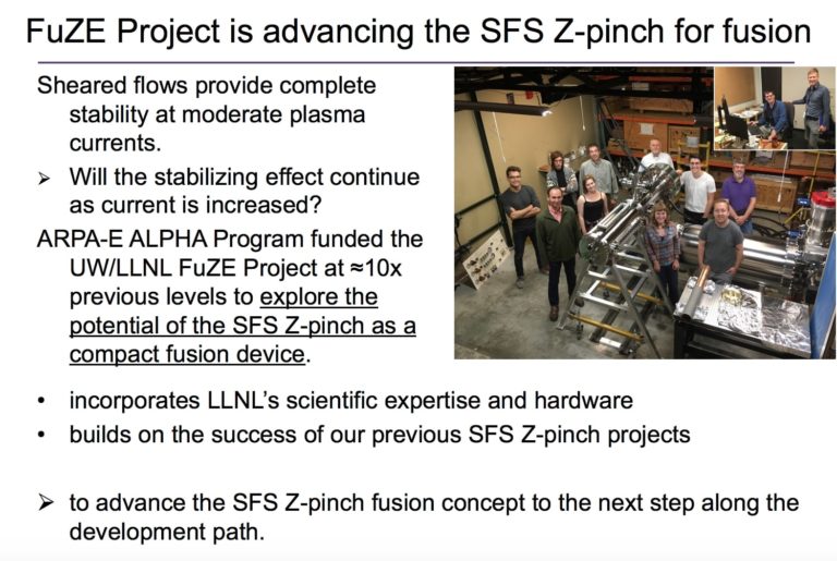 Potentially Smallest Fusion Device Using Improved Z-Pinch Fusion ...