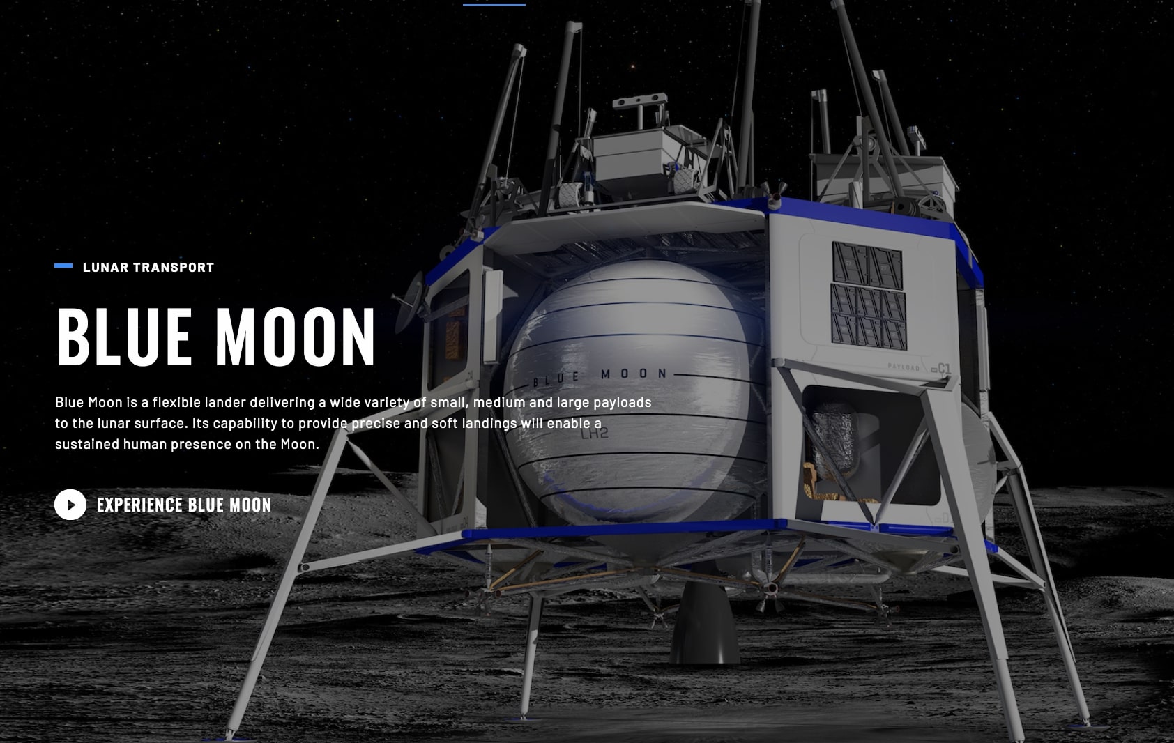 Jeff Bezos' Blue Origin Will Make a Large Lunar Lander Called Blue Moon ...