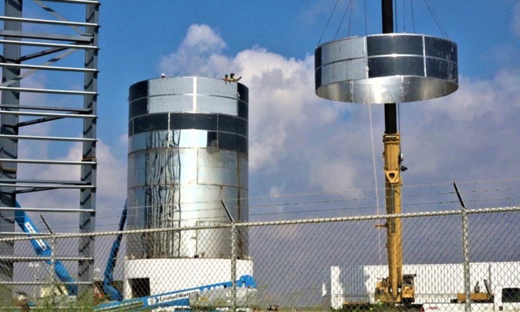 SpaceX Orbital Starship is Getting Stacked in Texas | NextBigFuture.com