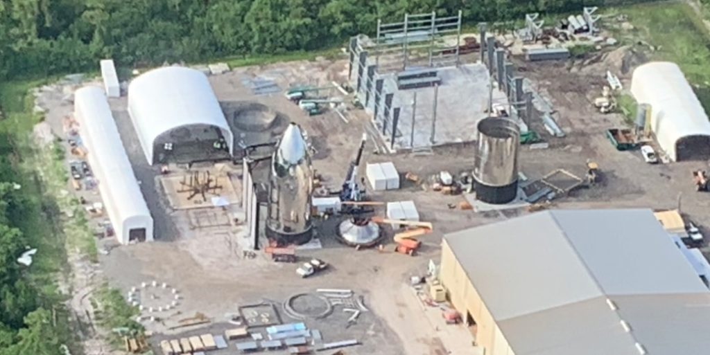 SpaceX Orbital Starship Structure Nearing Completion | NextBigFuture.com