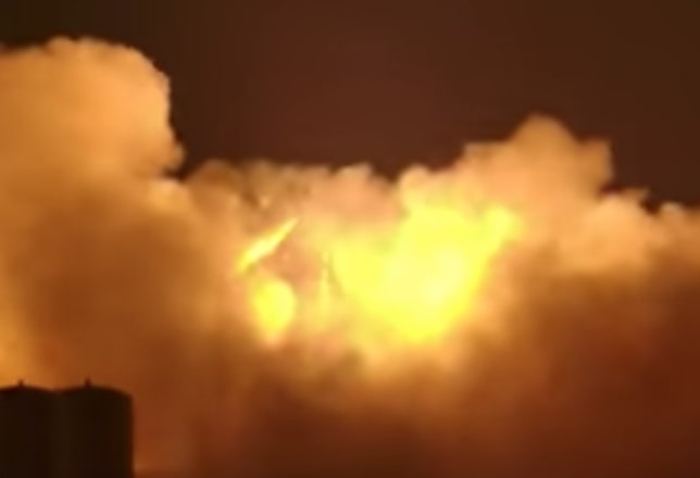 SpaceX Starhopper and Raptor Engine Appear OK After Unexpected Fireball ...