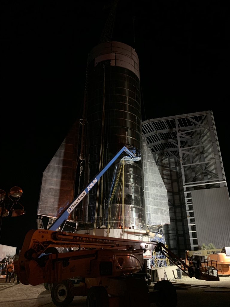SpaceX Starship Mk1 Will Be Fully Stacked By Elon's Saturday ...