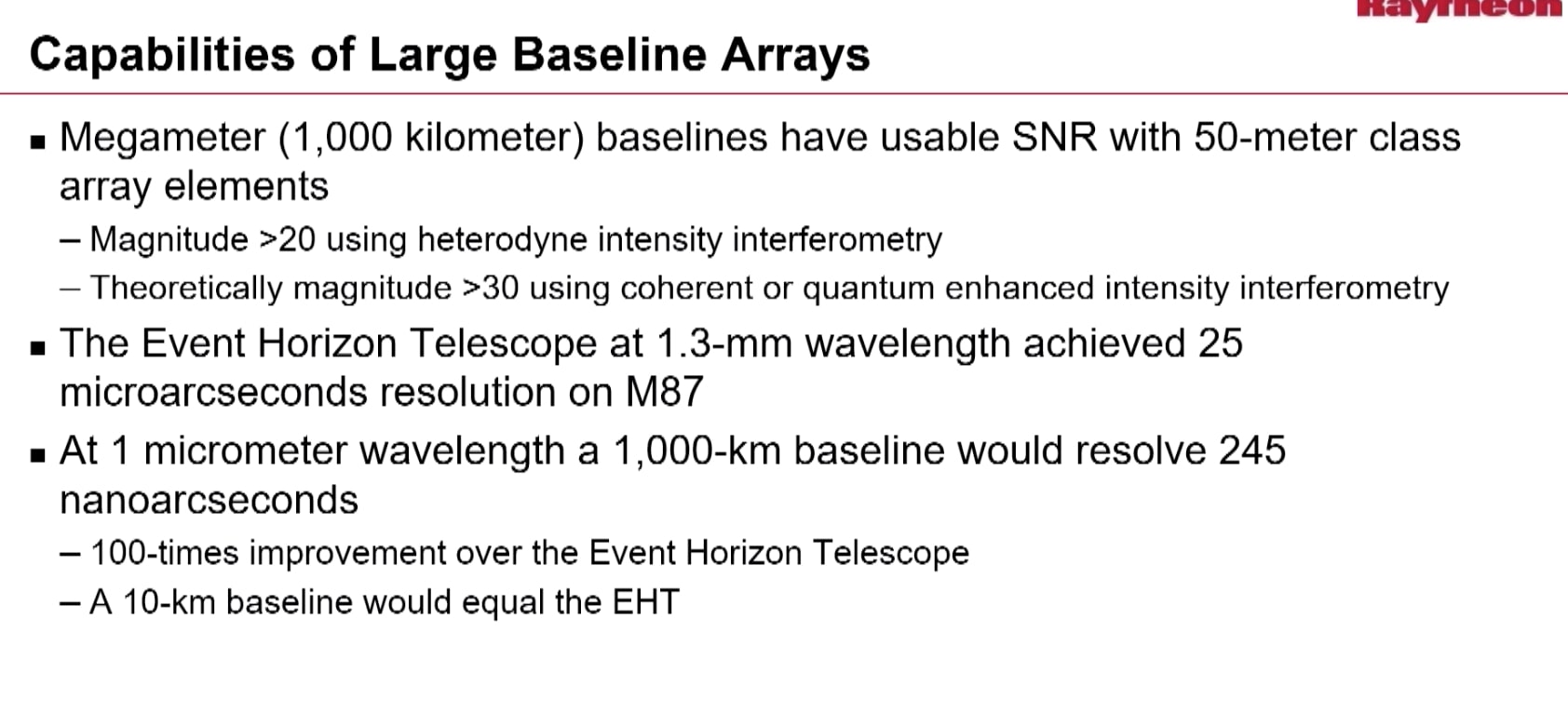 Multi-Kilometer Space Telescopes and Megameter Arrays | NextBigFuture.com