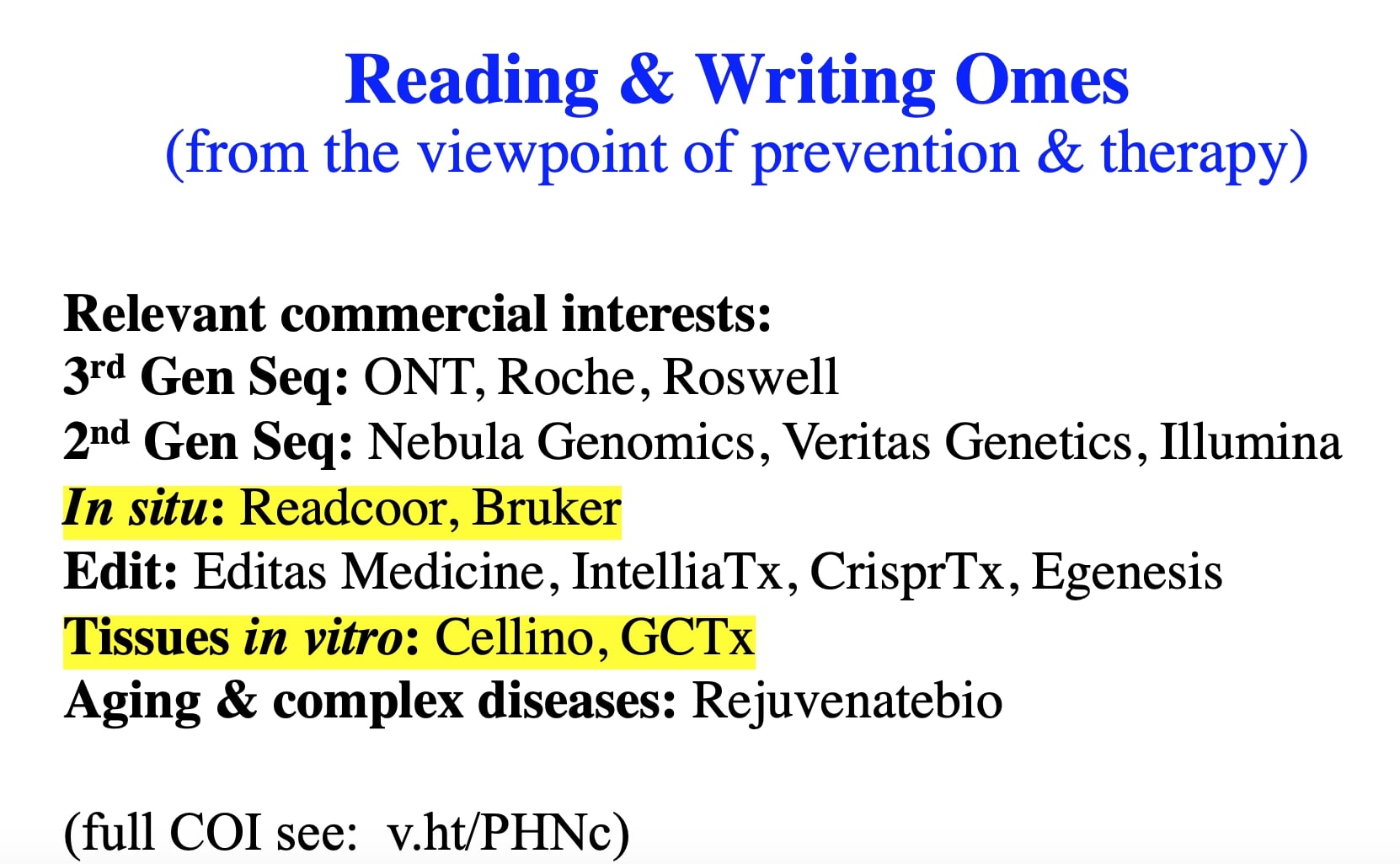 Reading and Writing Genomes | NextBigFuture.com