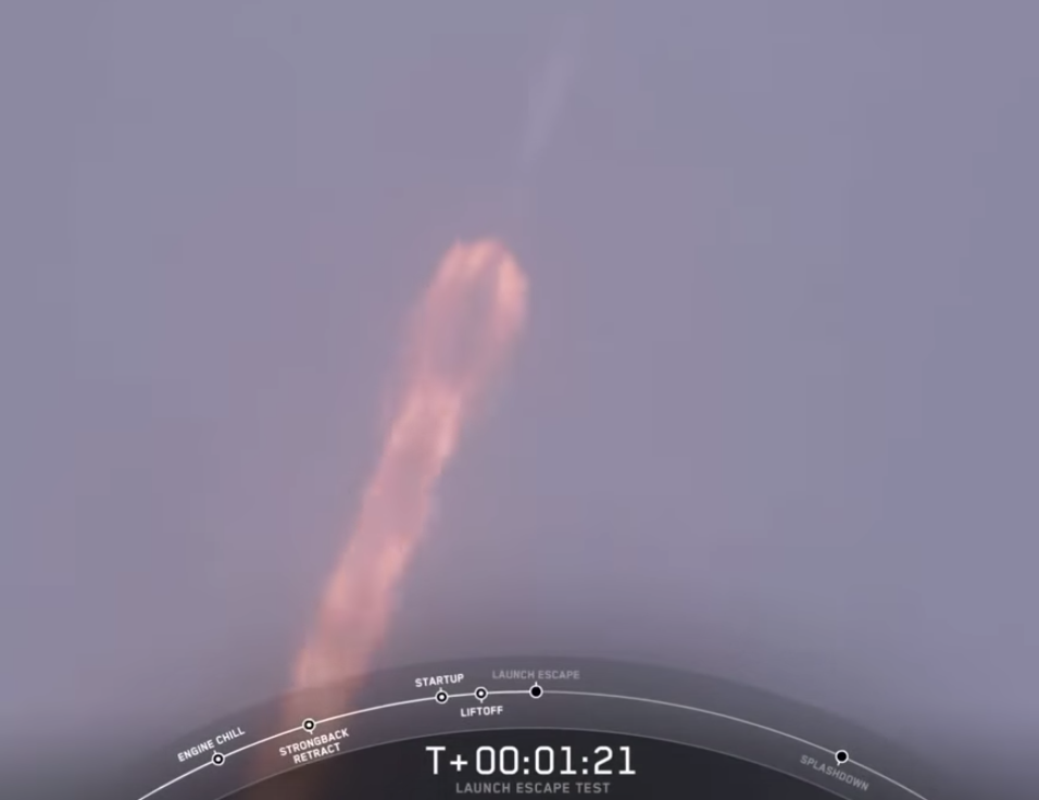 SpaceX Crew Dragon Escape Demonstration Was Successful | NextBigFuture.com