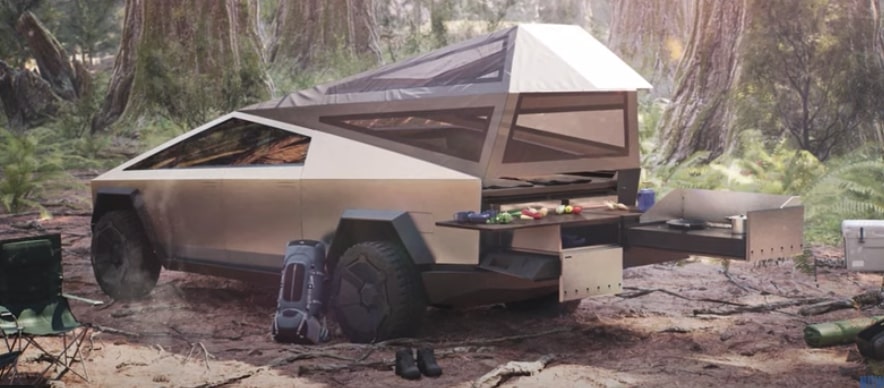 Future Living or Camping in a Tesla Cybertruck Without Compromises ...
