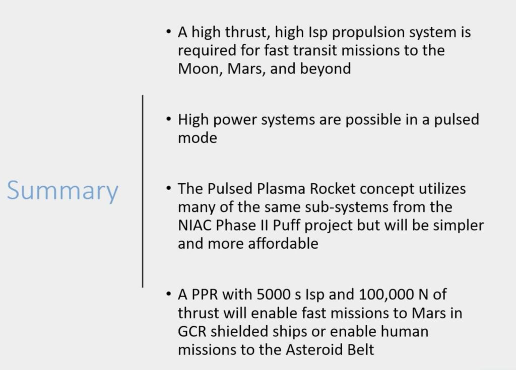 Pulsed Plasma Rocket | NextBigFuture.com