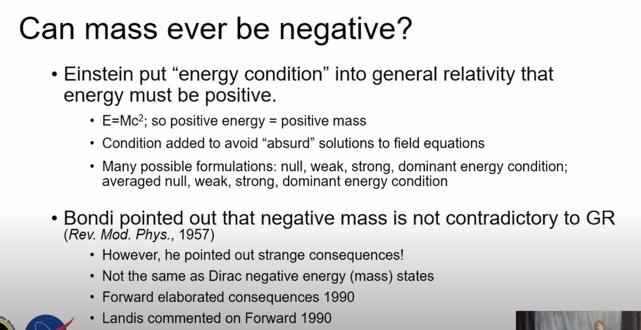 Negative Mass Would Explain the Inflation Phase of the Universe ...