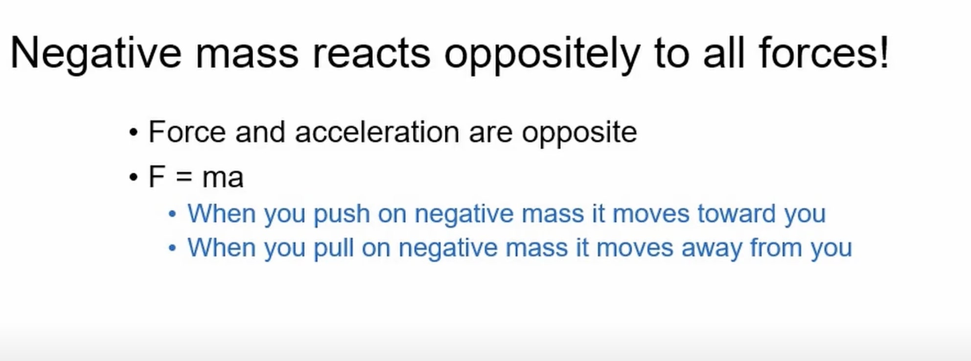 Negative Mass Would Explain the Inflation Phase of the Universe ...