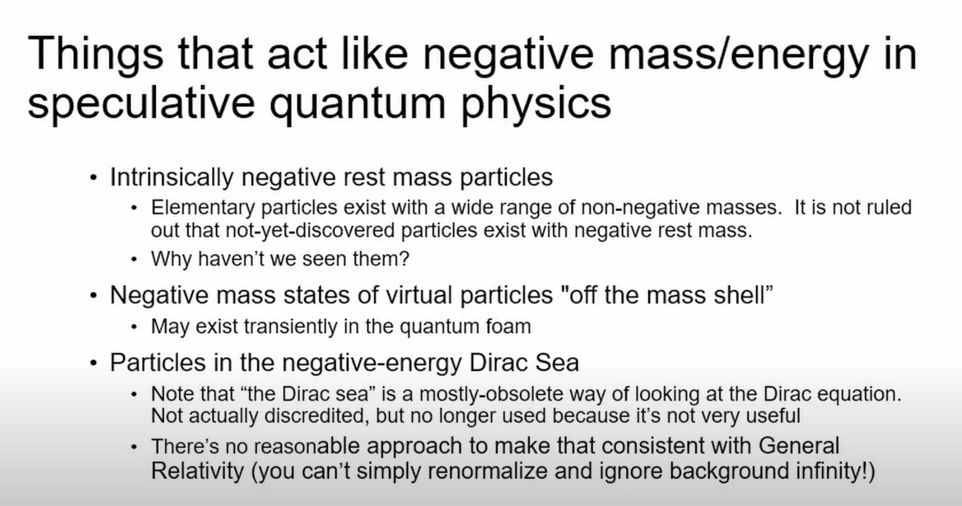 Negative Mass Would Explain the Inflation Phase of the Universe ...