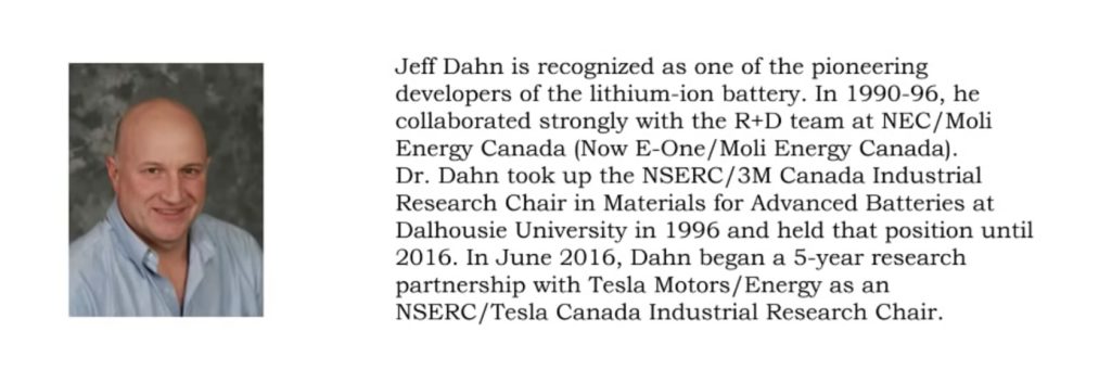 Tesla Battery Expert Dahn Says Existing Lithium Ion Are Already Beyond ...