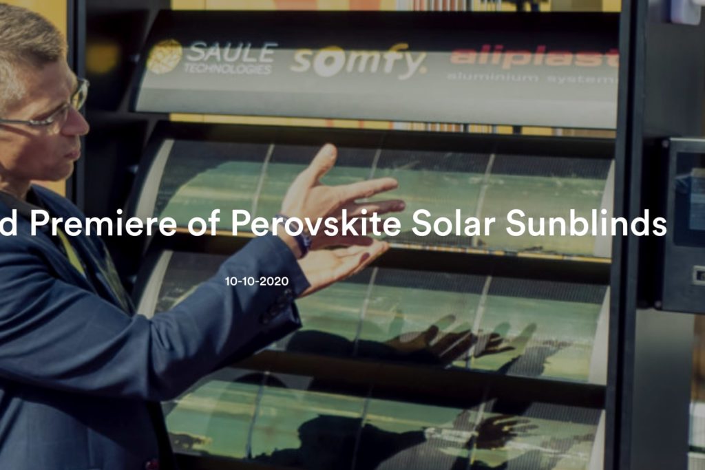Inkjet Like Printing of Solar Sunblinds | NextBigFuture.com