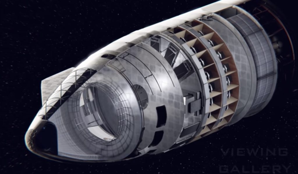 Animation of Interior of SpaceX Starship and Rapid Prototyping ...