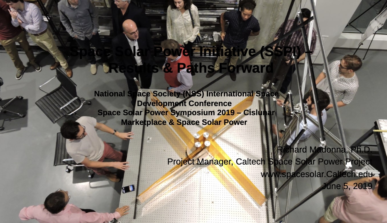 Caltech Space Based Solar Power Cubesat Demo Flying December 2021 ...